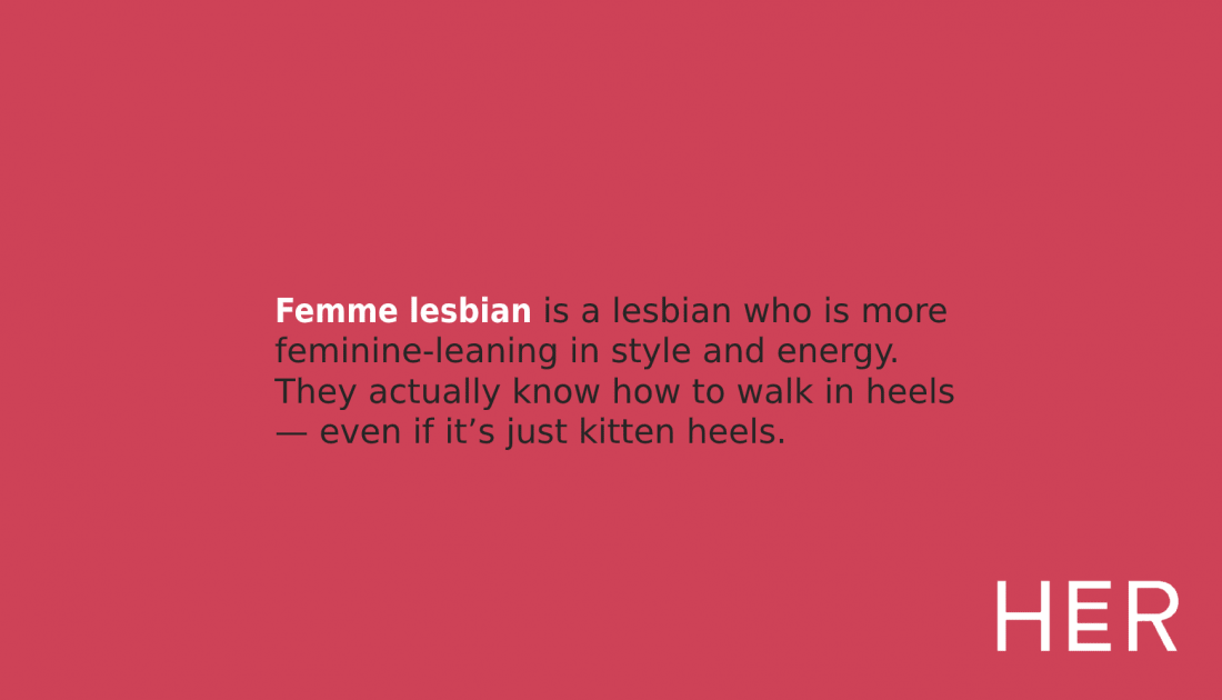 Femme Lesbian Meaning HER Femme Lesbian Meaning HER