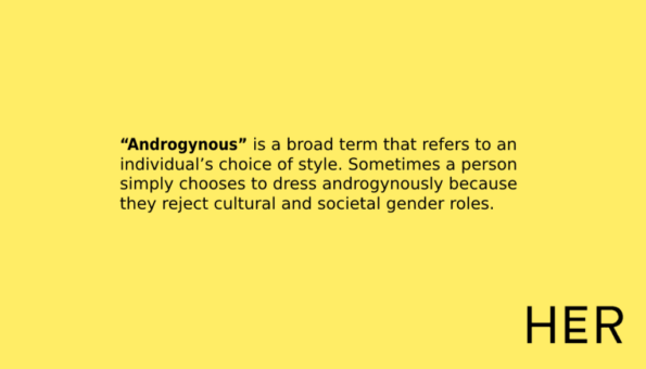 Androgynous Definition - LGBTQ Glossary | HER