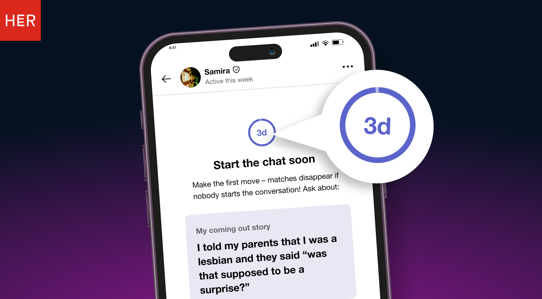 The New HER Inbox Update: Connecting with Intentional Matches - HER